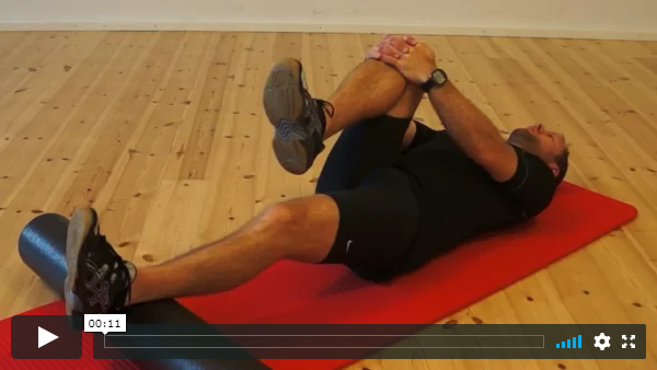 Stretched one leg back bridge dynamic - Recover Gym